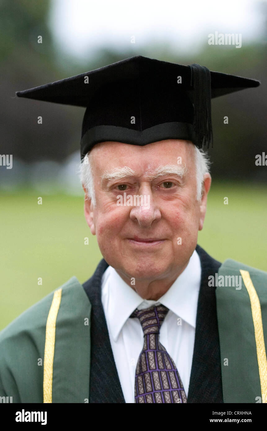 Professor Peter Higgs the British theoretical physicist Stock Photo - Alamy