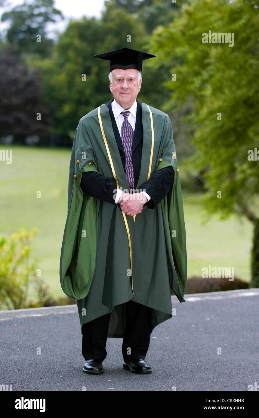 Professor Peter Higgs the British theoretical physicist Stock Photo - Alamy