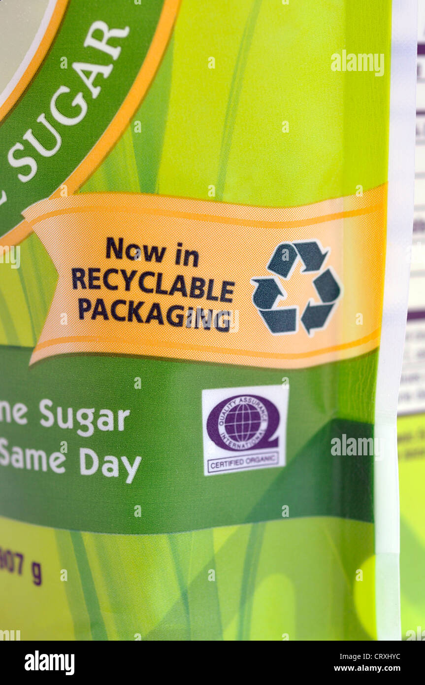Recycling symbol on food packaging hi-res stock photography and images ...