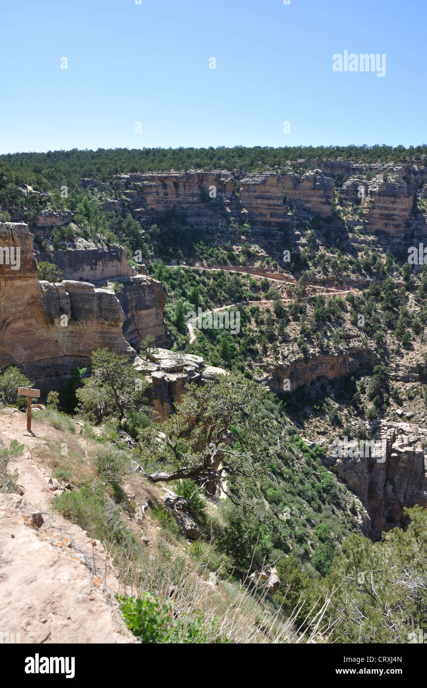 Bright Angel trail, Grand Canyon, Arizona, USA Stock Photo - Alamy