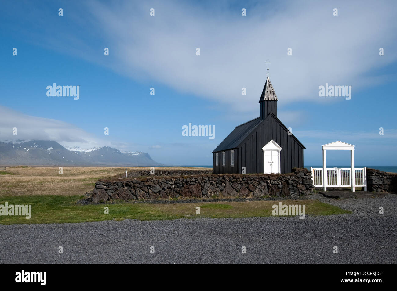 Budir Church, Snaefellsnes Peninsula, Western Iceland Stock Photo - Alamy