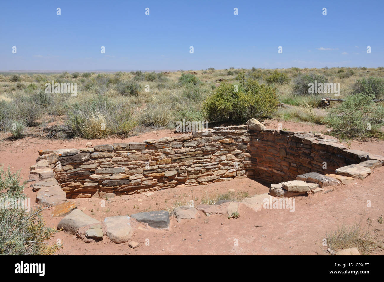 Petrified Forest National Park, Arizona, USA - Puerco Pueblo Indian ...