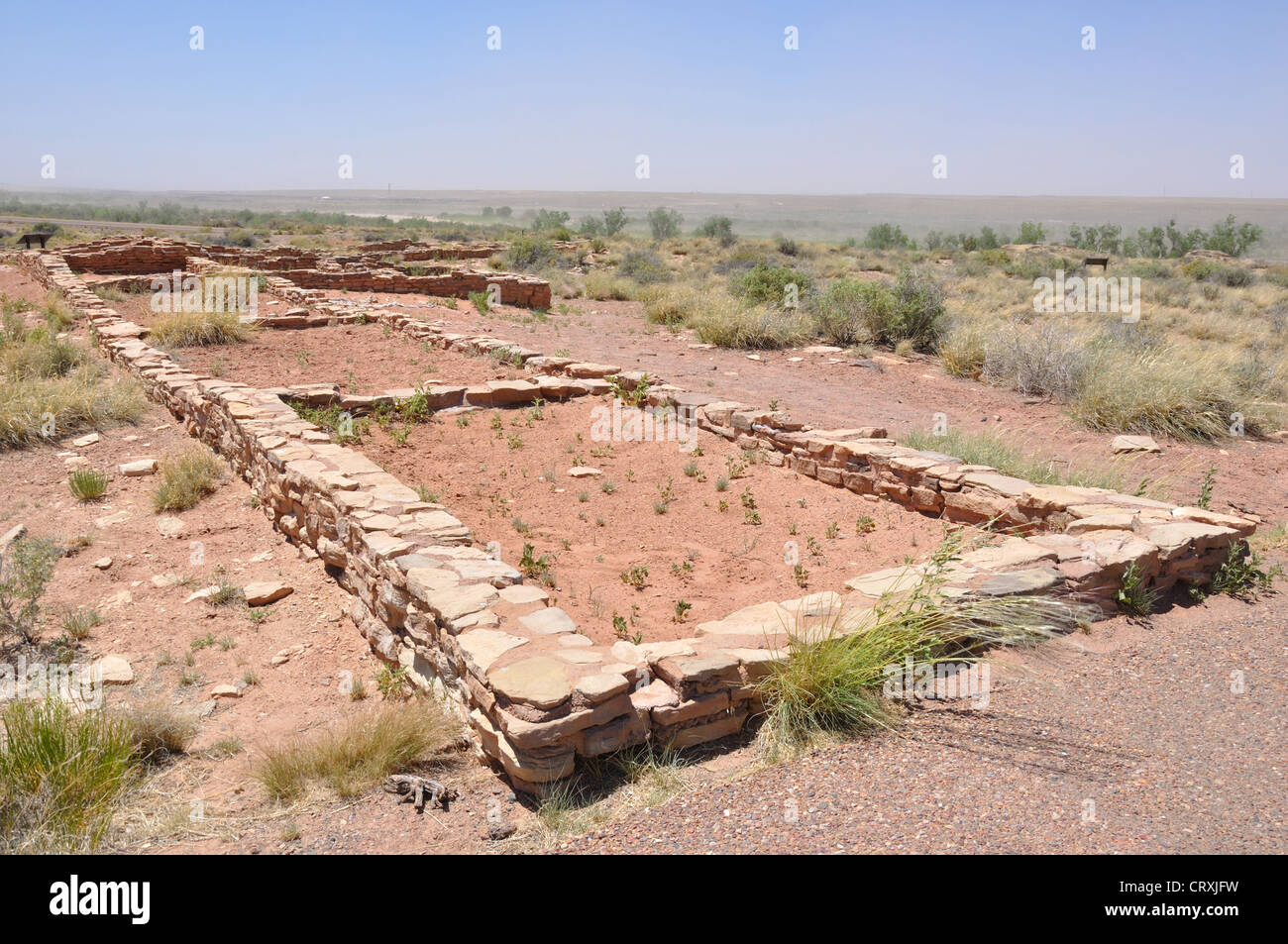 Petrified Forest National Park, Arizona, USA - Puerco Pueblo Indian ...