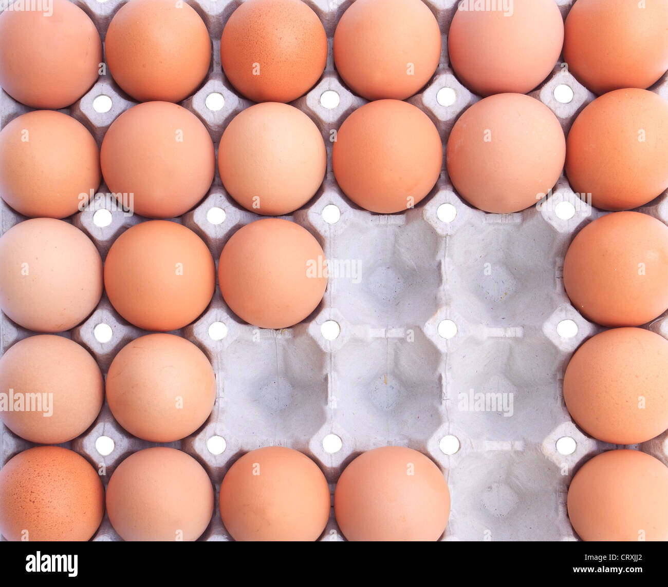eggs in box Stock Photo - Alamy