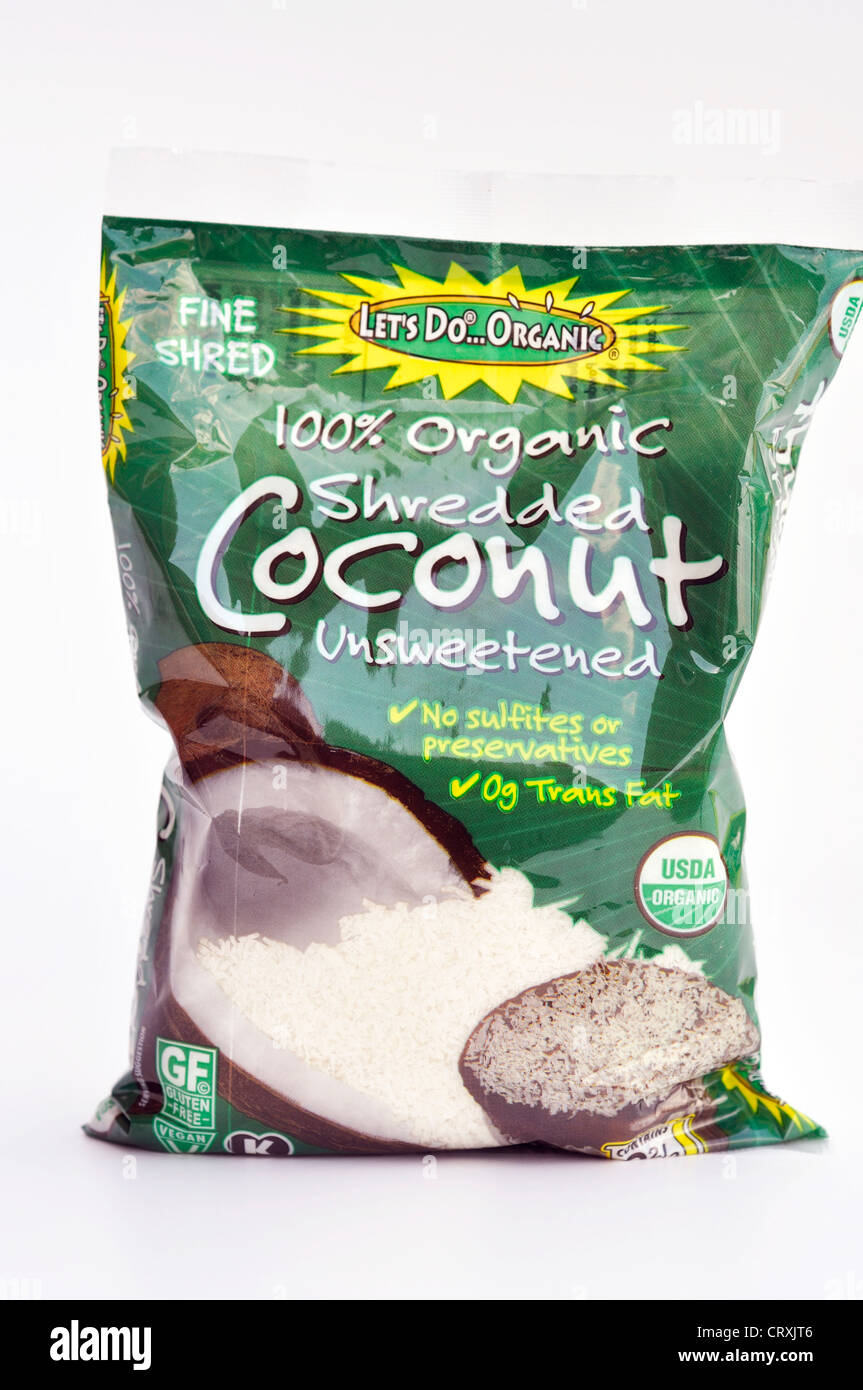 Unsweetened shredded coconut hi-res stock photography and images - Alamy