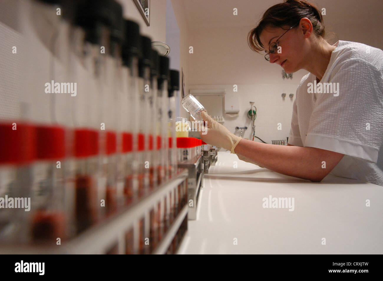 To rights of pathogens in the hospital laboratory Stock Photo - Alamy
