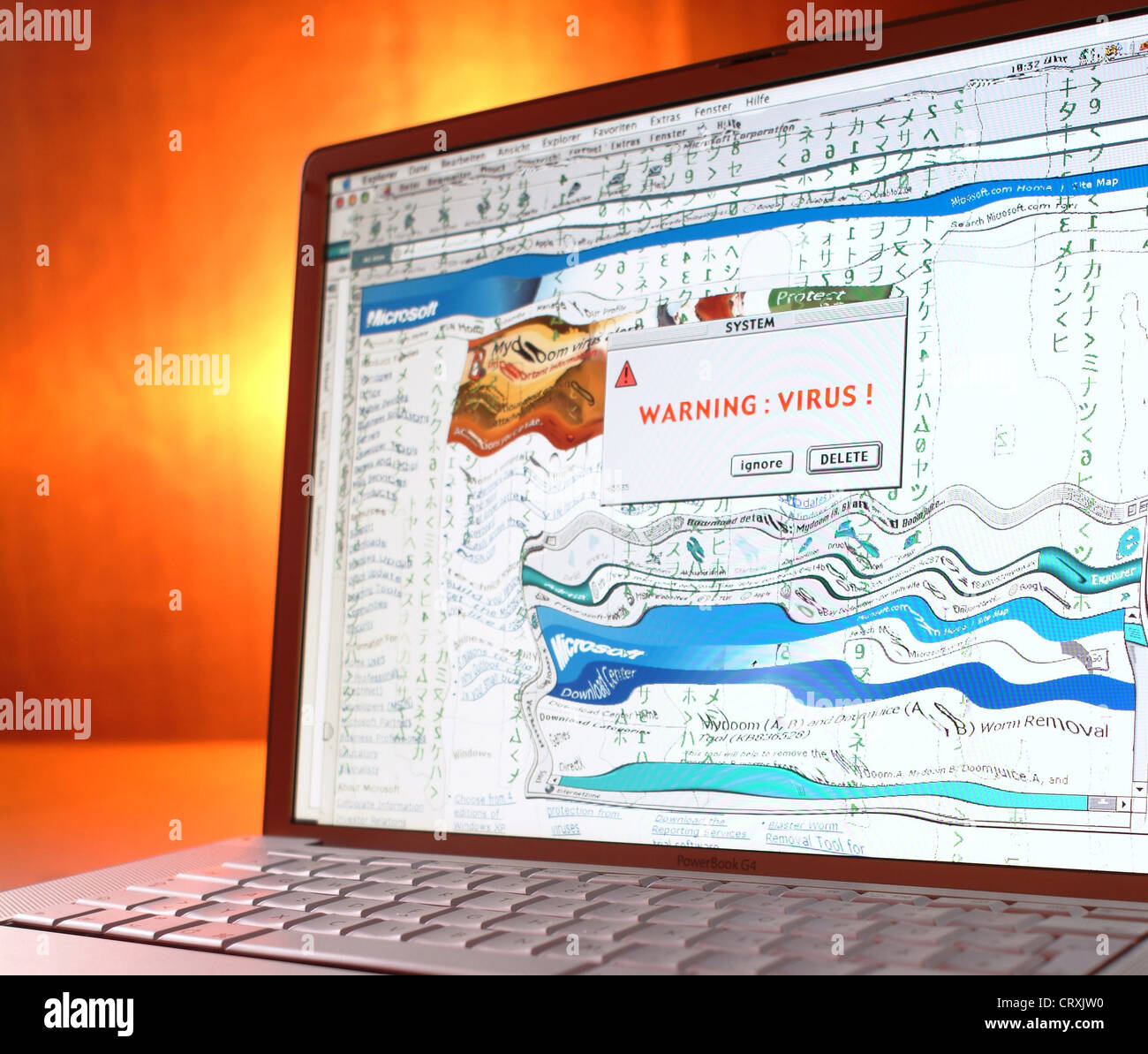 Infected software hi-res stock photography and images - Alamy