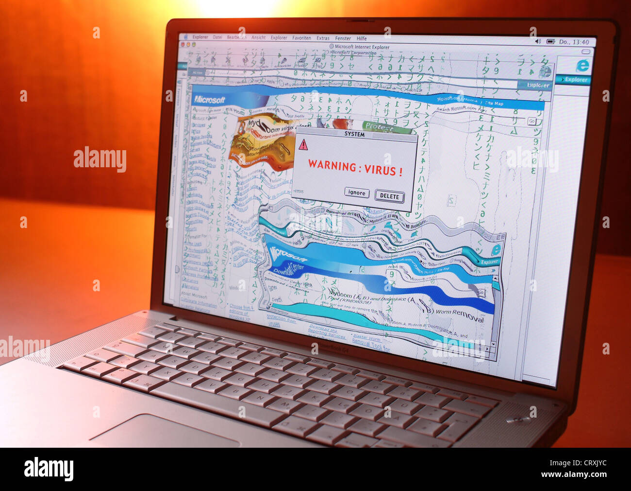 Infected software hi-res stock photography and images - Alamy