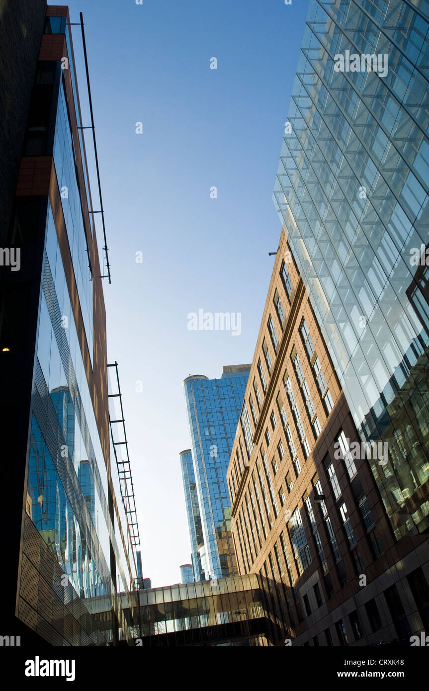 Modern high rise buildings in Brussels Stock Photo - Alamy