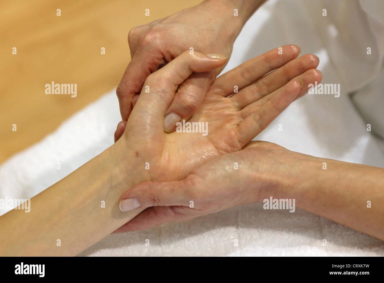 Spa treatment - Hand Massage Stock Photo - Alamy
