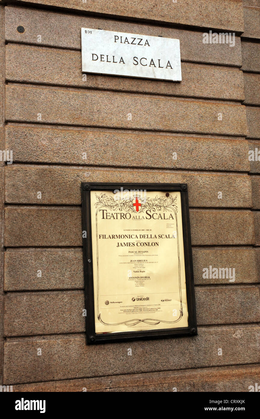 Poster la scala milan hi-res stock photography and images - Alamy