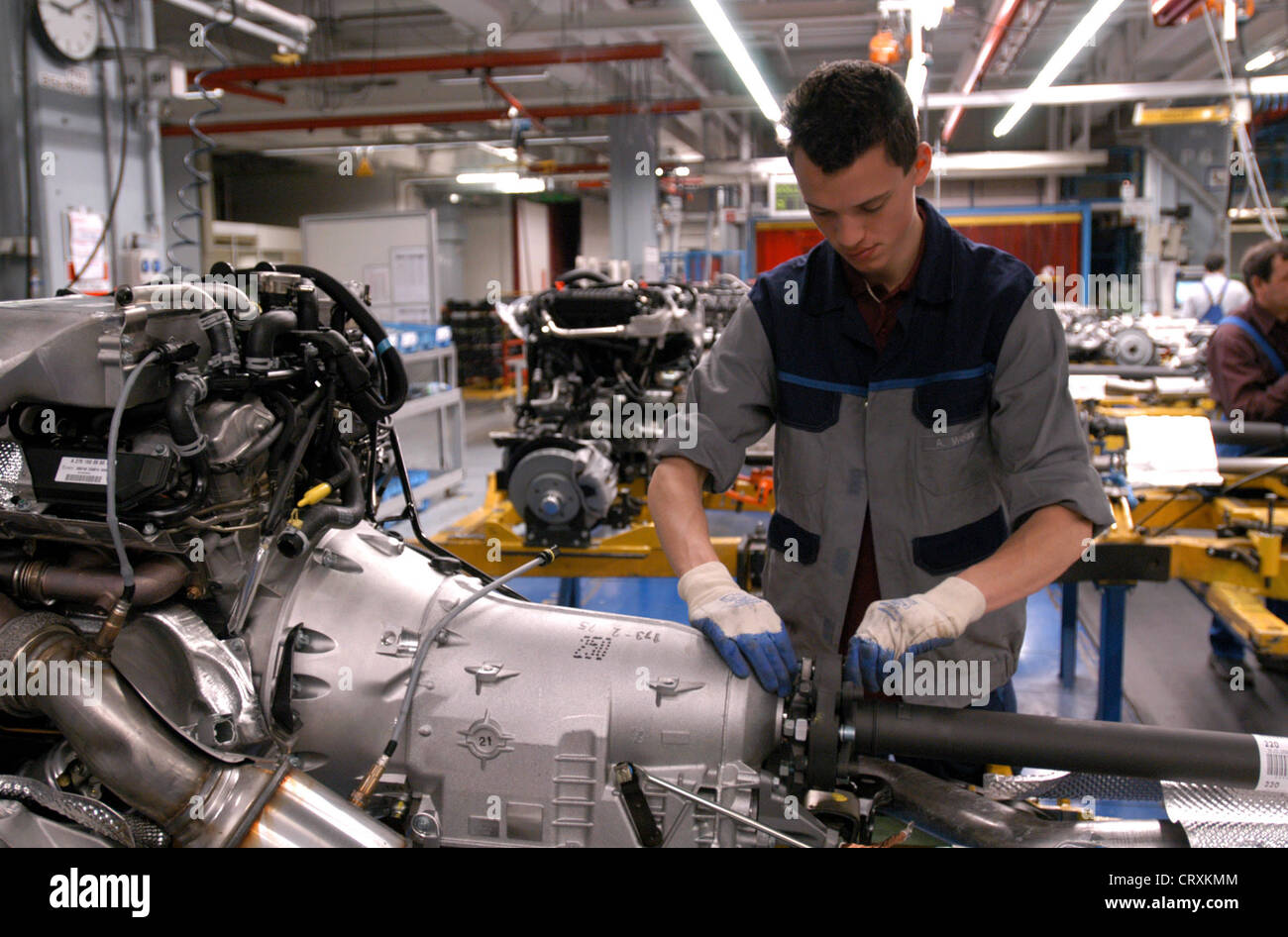 Car production at DaimlerChrysler Stock Photo - Alamy