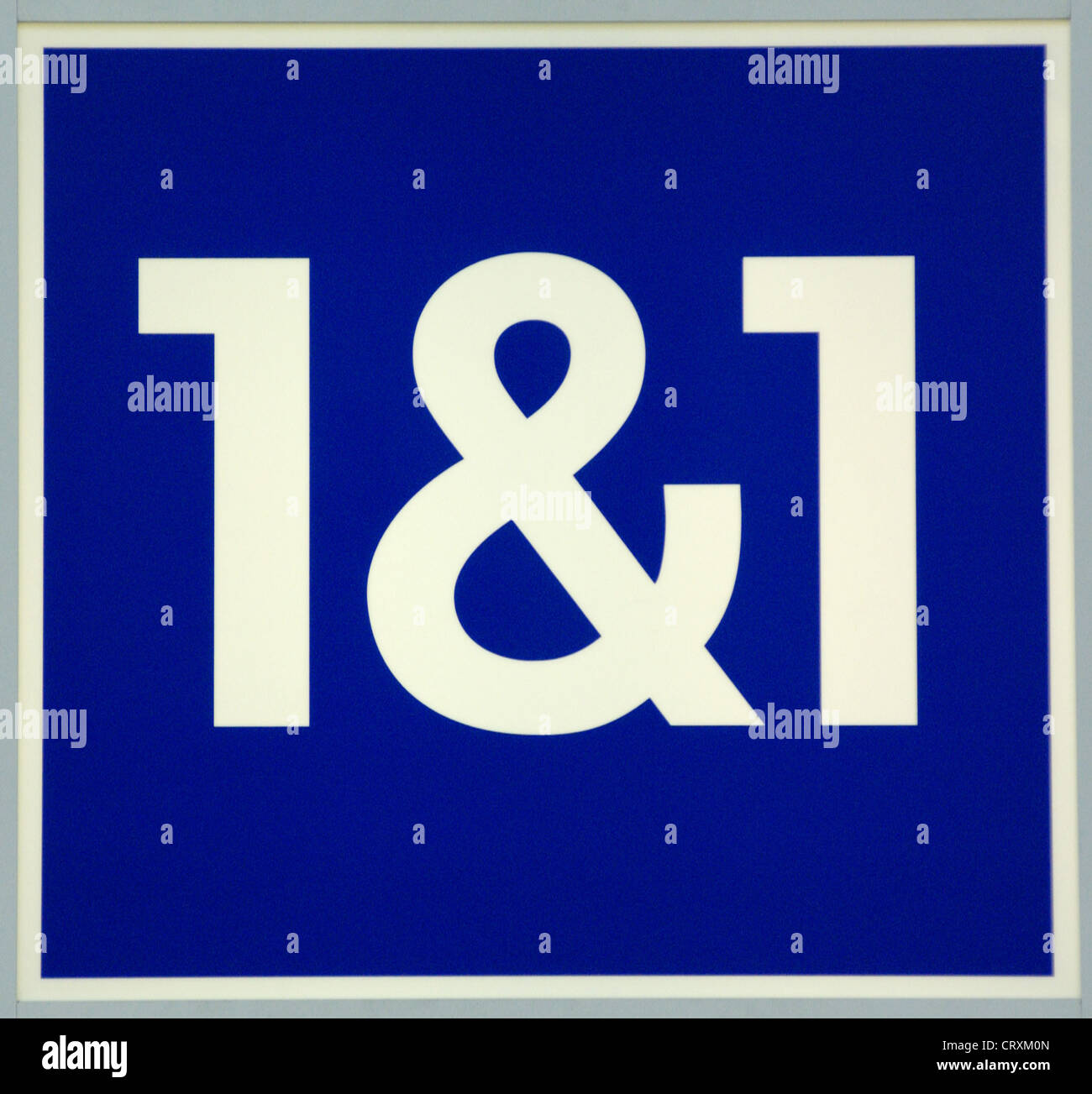 Logo one and one internet AG Stock Photo - Alamy