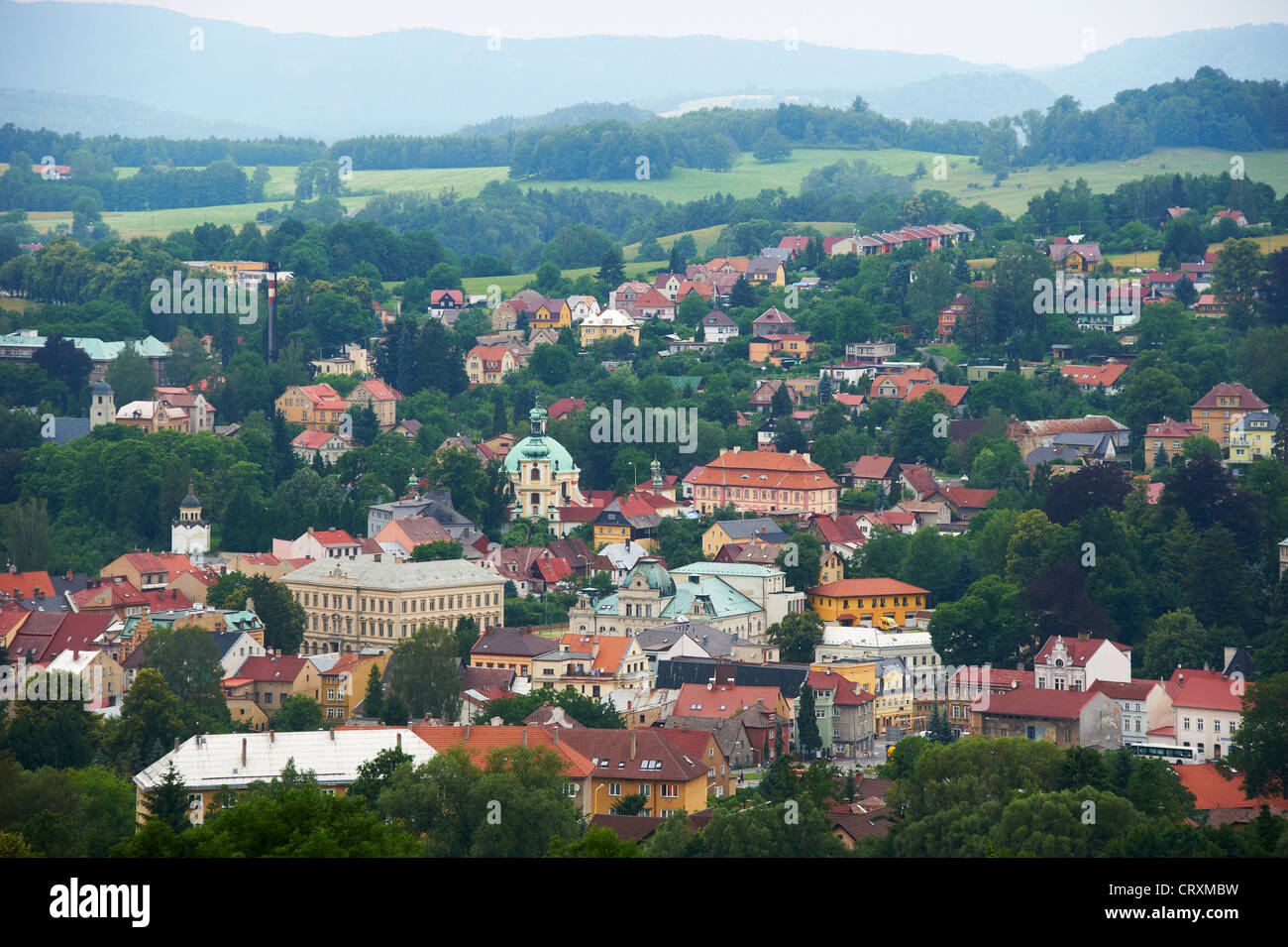 Ceska Kamenice city Czech Republic Stock Photo - Alamy