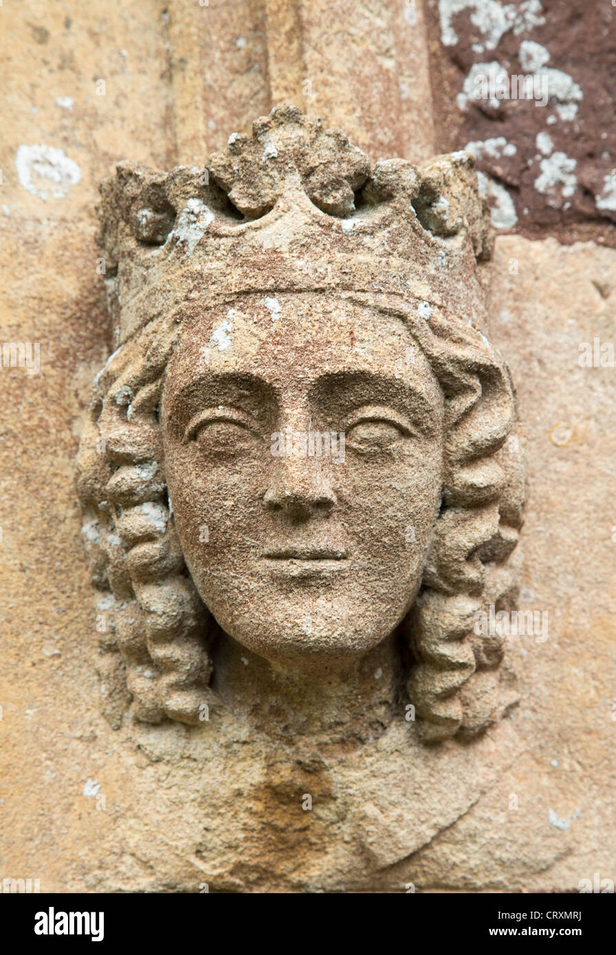Stone carving of a female head hi-res stock photography and images - Alamy