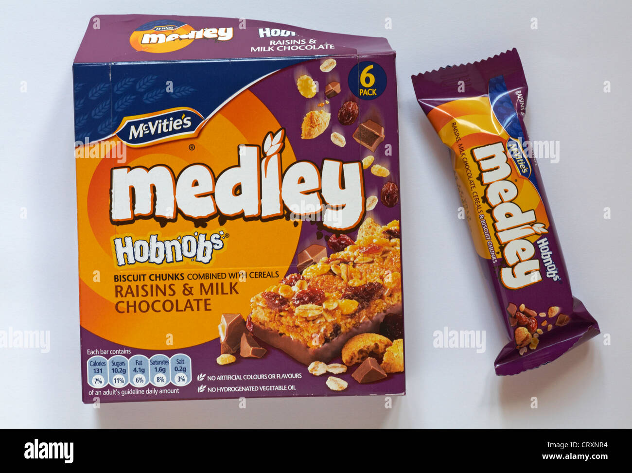 Mcvities milk chocolate hobnob biscuit hi-res stock photography and ...