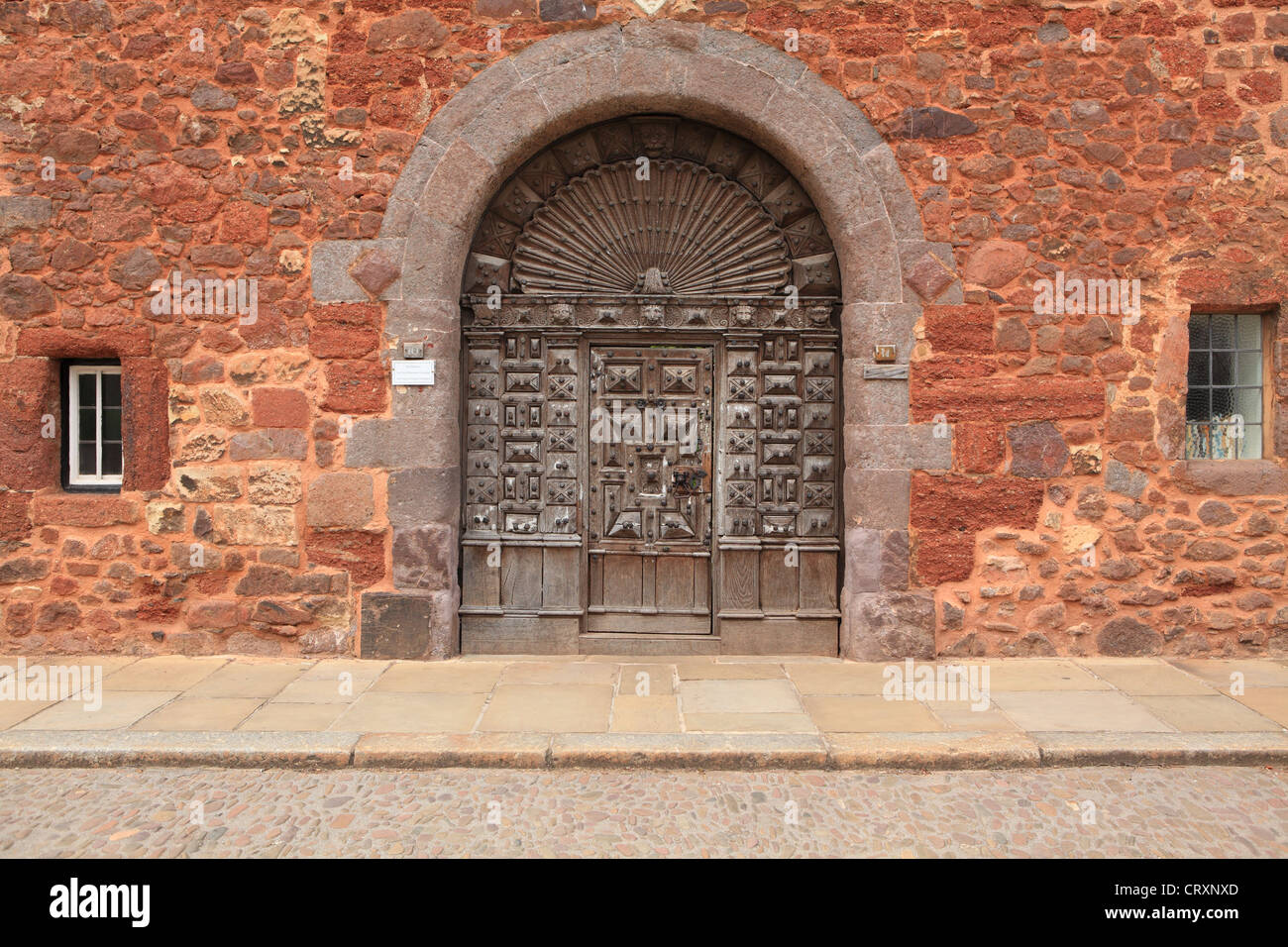 Historic buildings - Exeter Cathedral Yard Stock Photo - Alamy