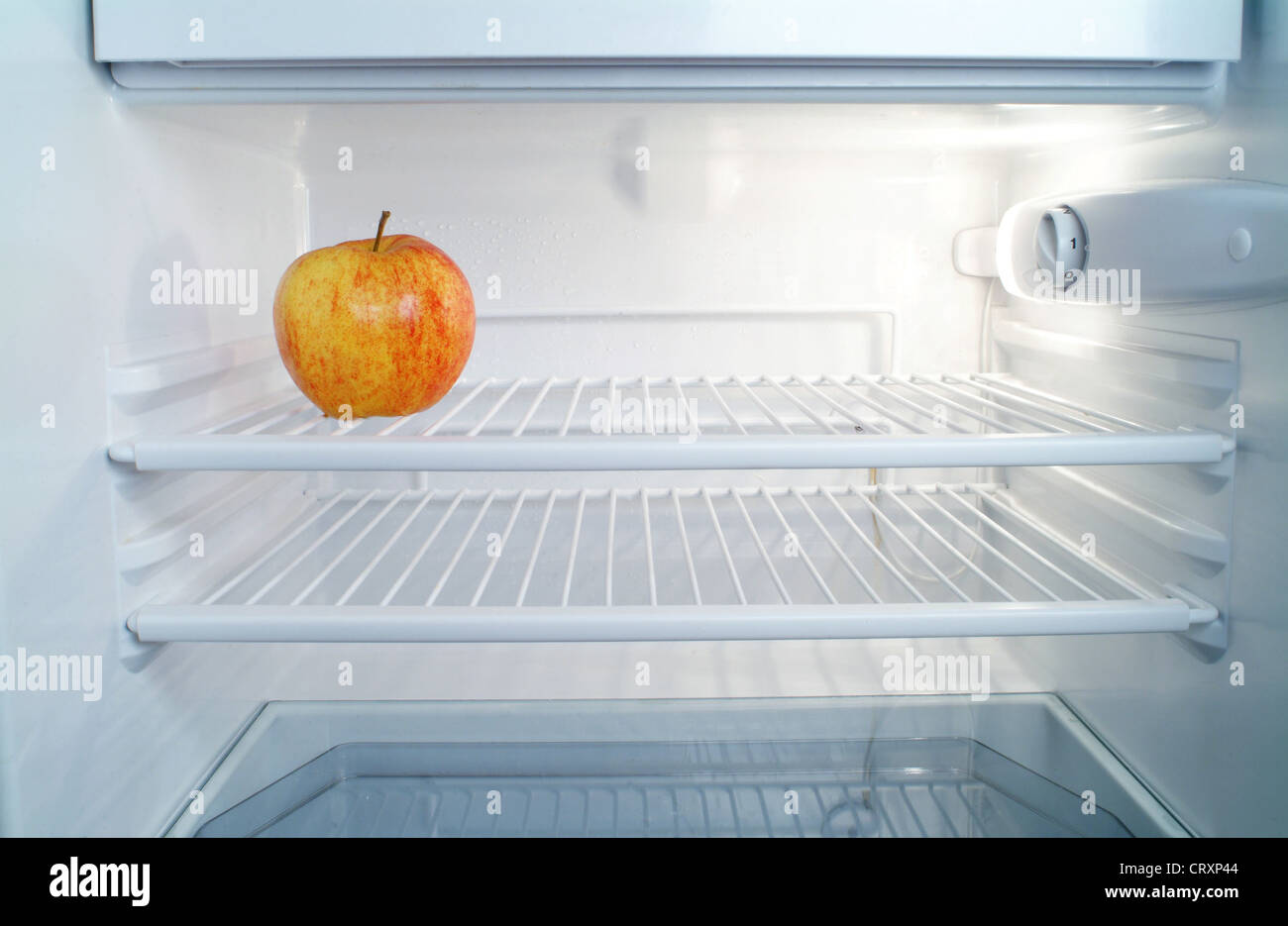 Almost Empty Fridge Breakfast Area Refrigerator Nearly Empty (no Milk