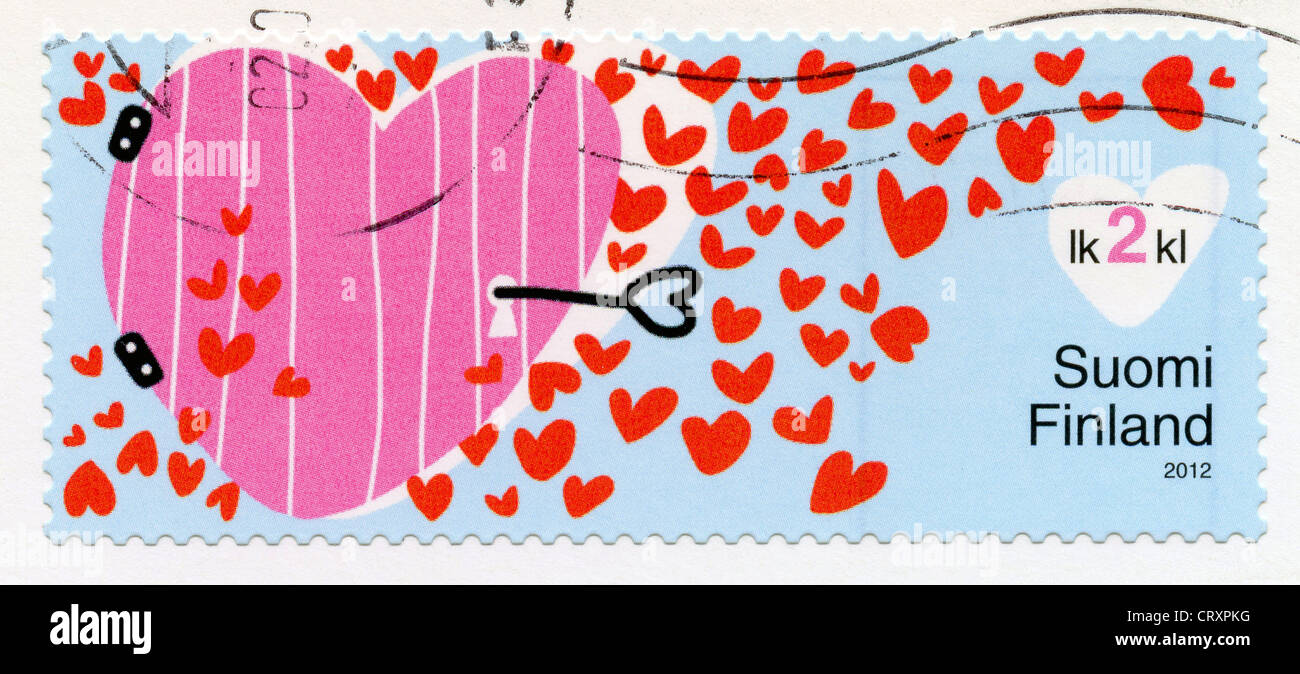 Finland postage stamp Stock Photo - Alamy