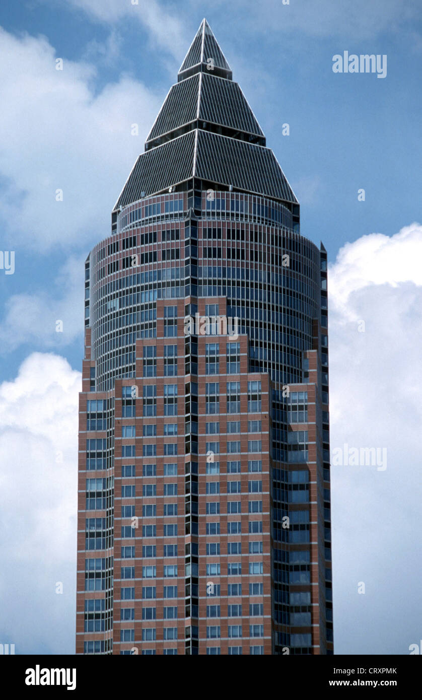 Messeturm vertical hi-res stock photography and images - Alamy