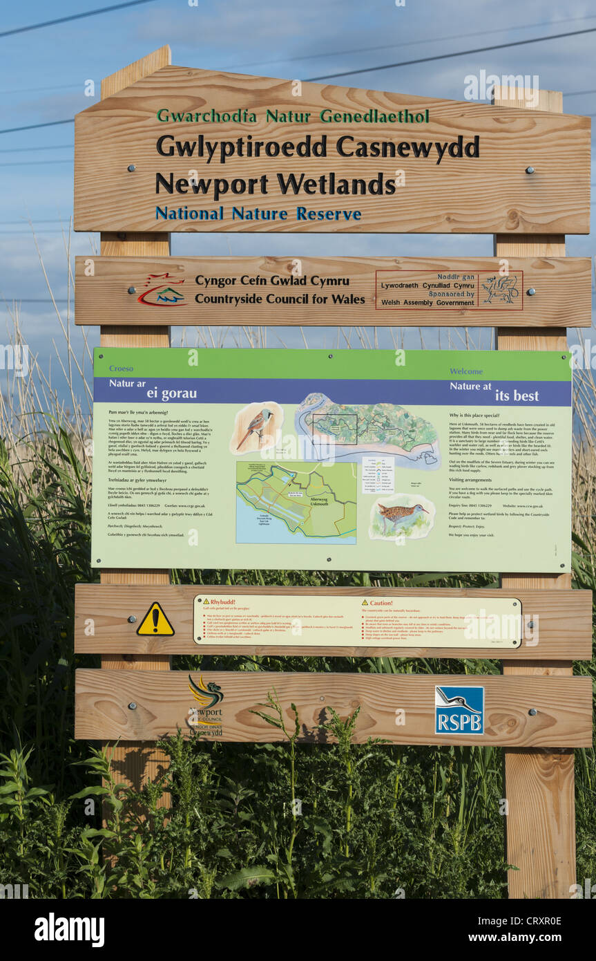 Newport Wetlands, Gwent levels, South Wales Stock Photo - Alamy