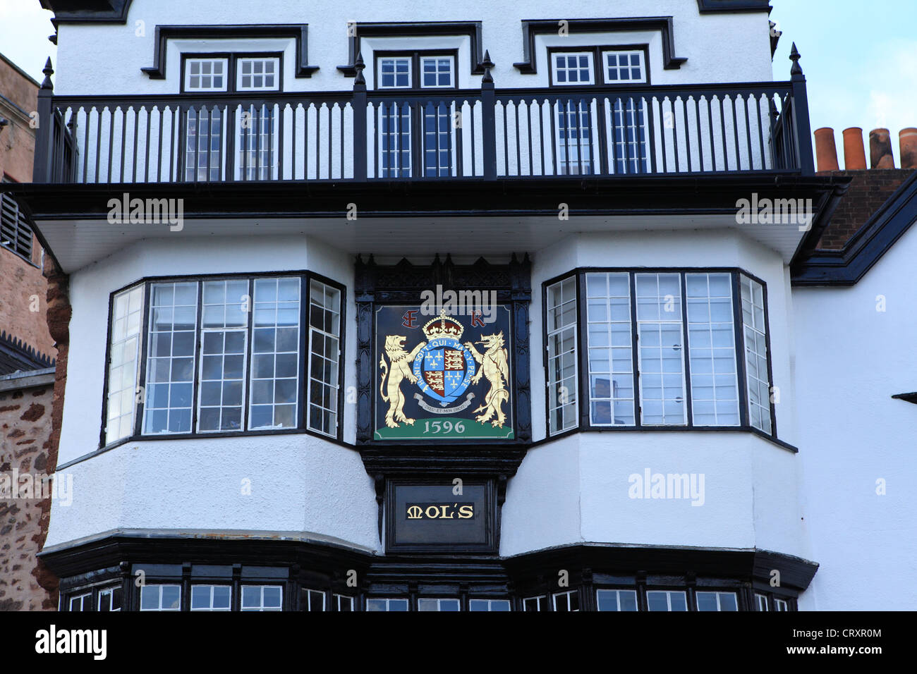 Mols coffee house - Exeter Cathedral Yard Stock Photo - Alamy