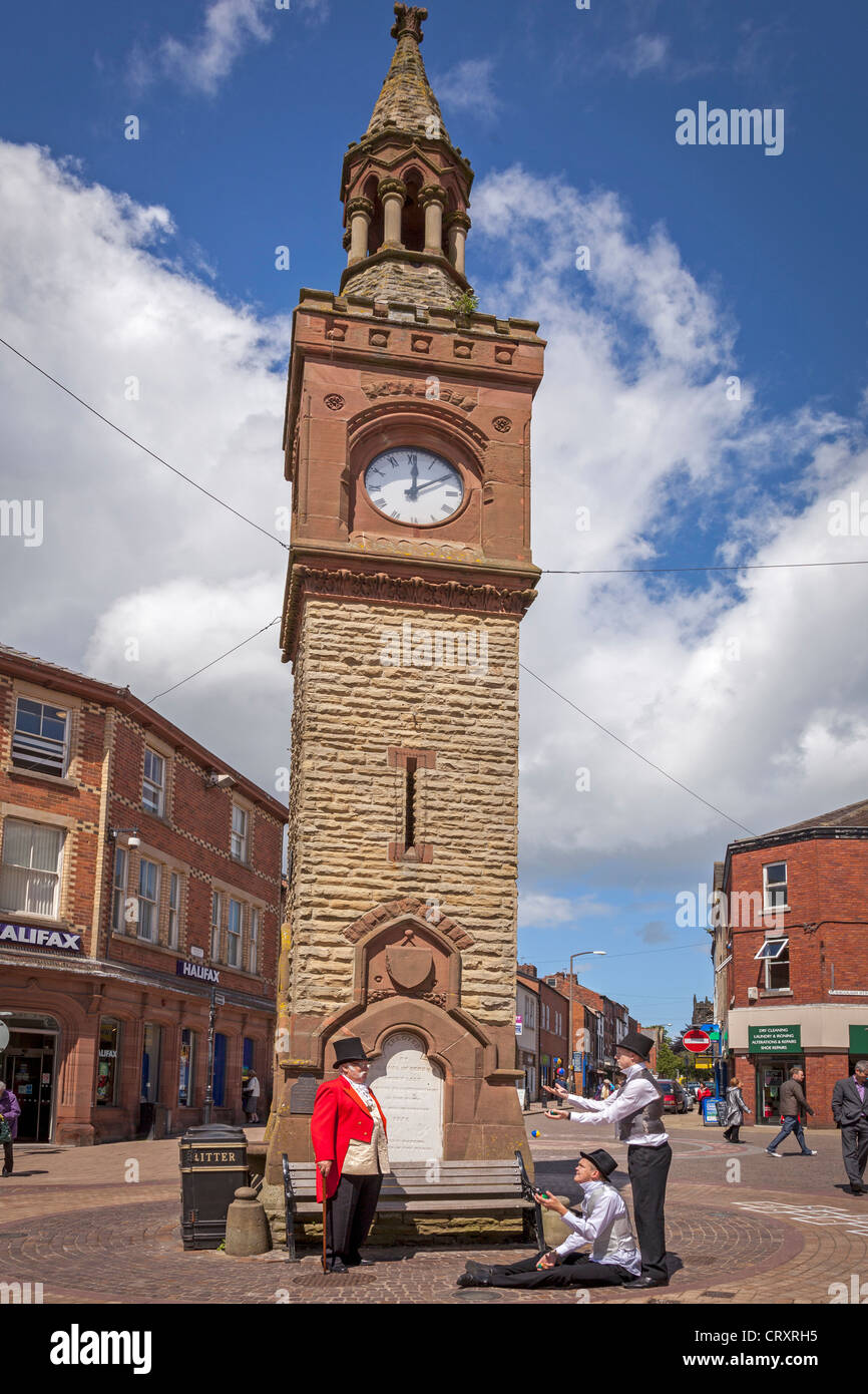 Ormskirk clock tower Lancashire Stock Photo - Alamy