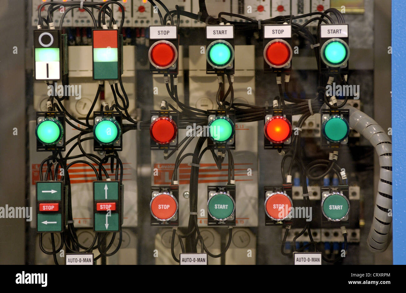 Start, Stop Switch Installation Stock Photo - Alamy