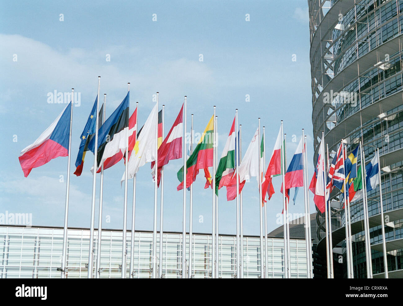 Flags of eu hi-res stock photography and images - Alamy