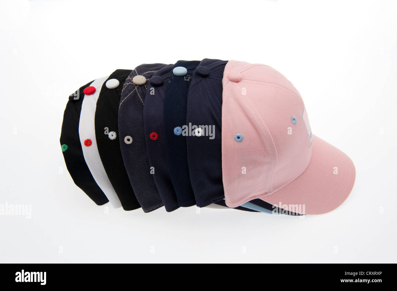 Row of caps hi-res stock photography and images - Alamy