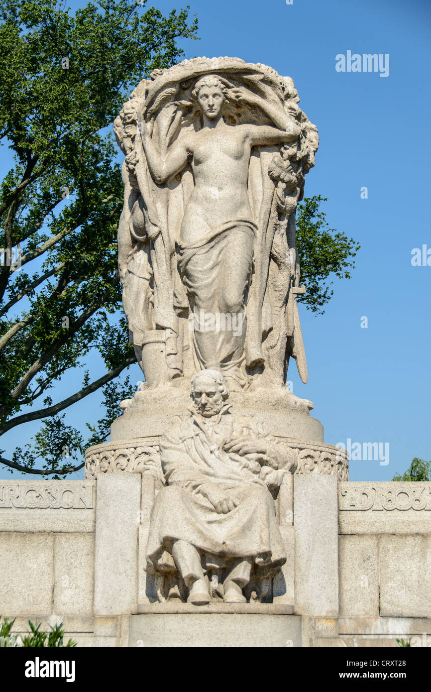 John ericsson memorial images hi-res stock photography and images - Alamy