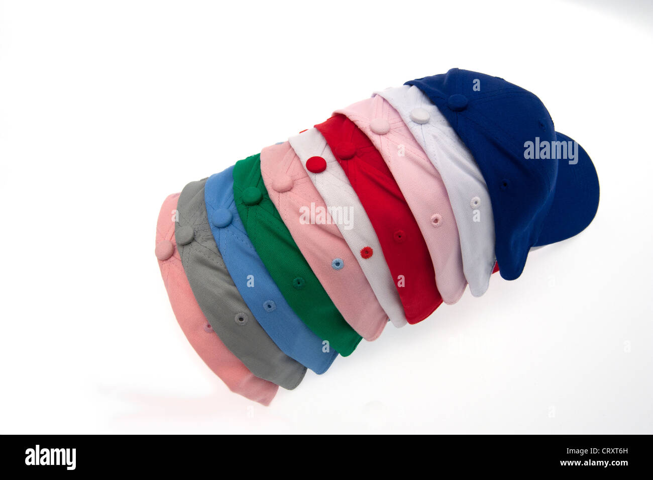 Row of caps hi-res stock photography and images - Alamy