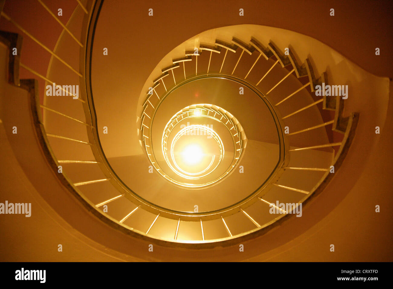 Germany, Bavaria, Munich, Spiral staircase Stock Photo - Alamy