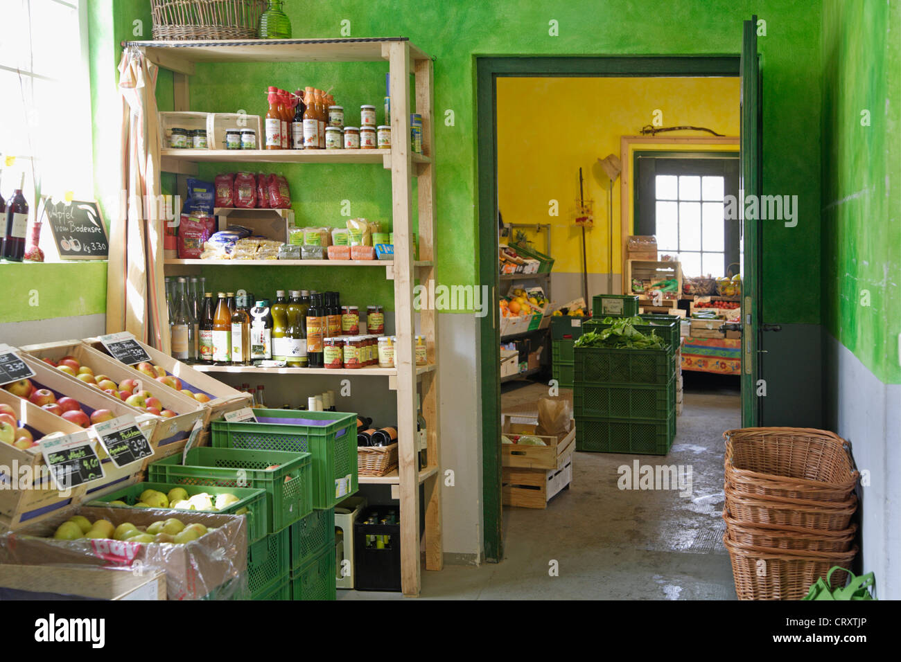 Germany, Bavaria, Organic food shop Stock Photo - Alamy