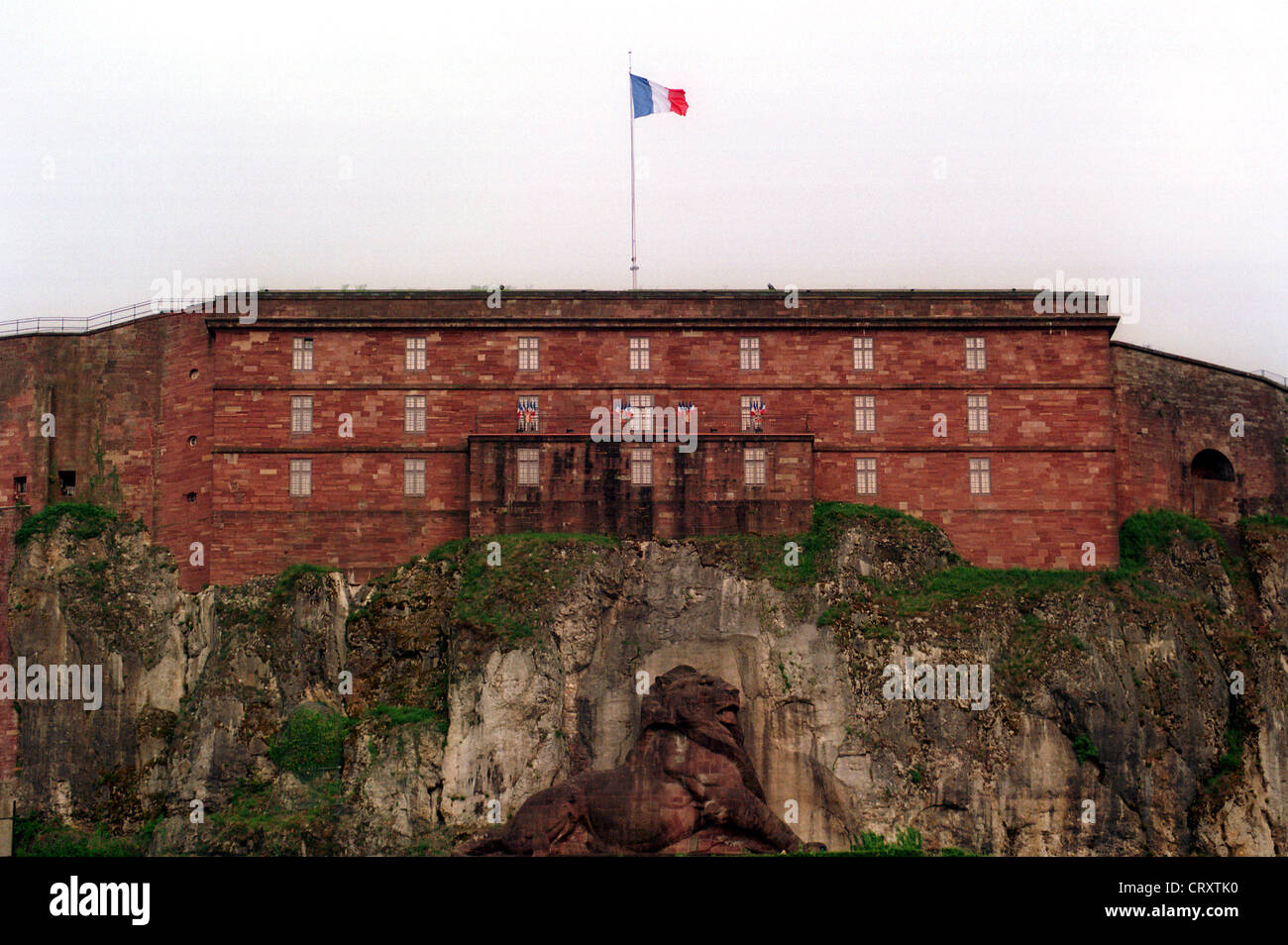 The fortress of Belfort in eastern France Stock Photo - Alamy