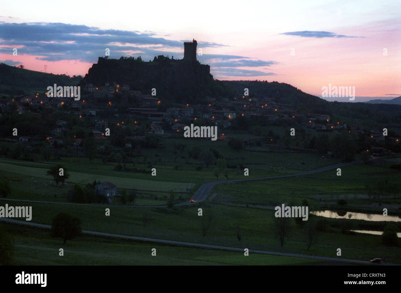 Chateau de Polignac, Haute-Loire, France Stock Photo - Alamy