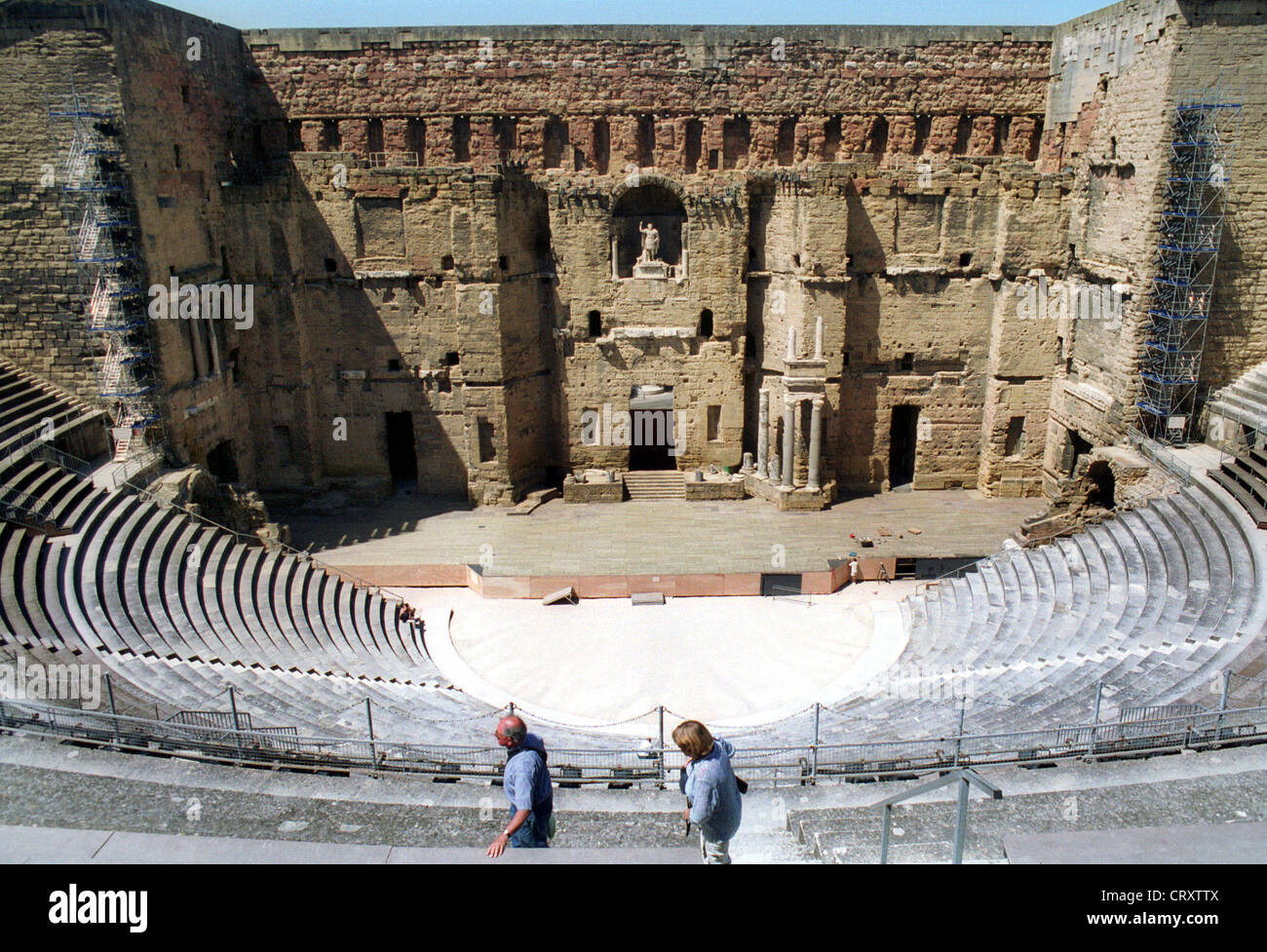 The Roman amphitheater in Orange, southern France Stock Photo - Alamy