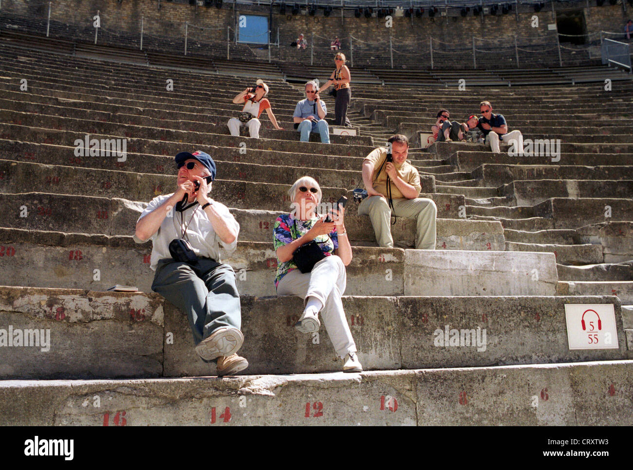 The Roman amphitheater in Orange, southern France Stock Photo - Alamy