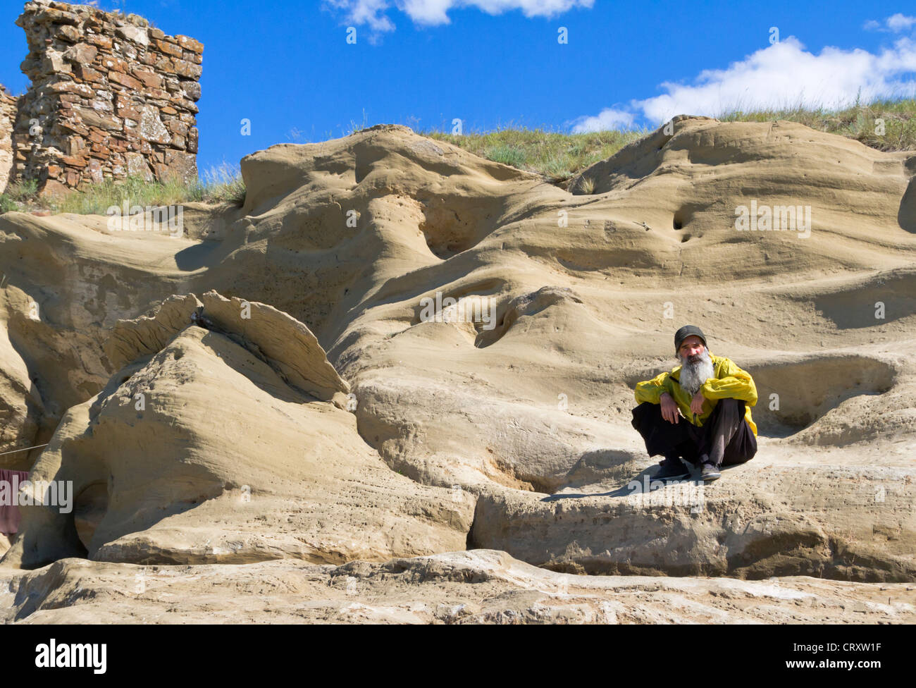 One on one with sky and mountains: a hermit monk in the David Gareja ...