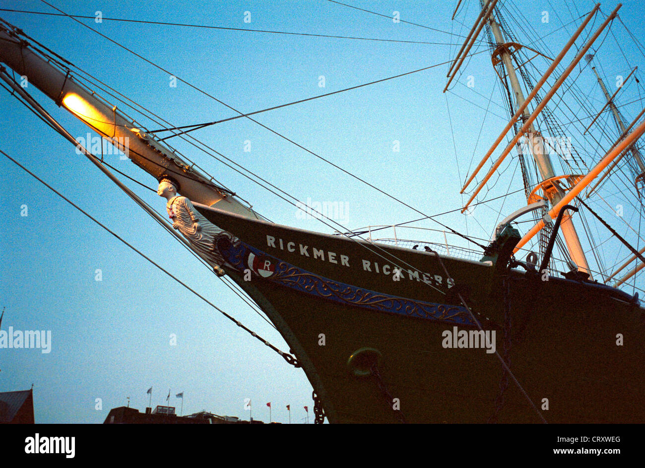 The Rickmer Rickmers in Hamburg harbor Stock Photo - Alamy