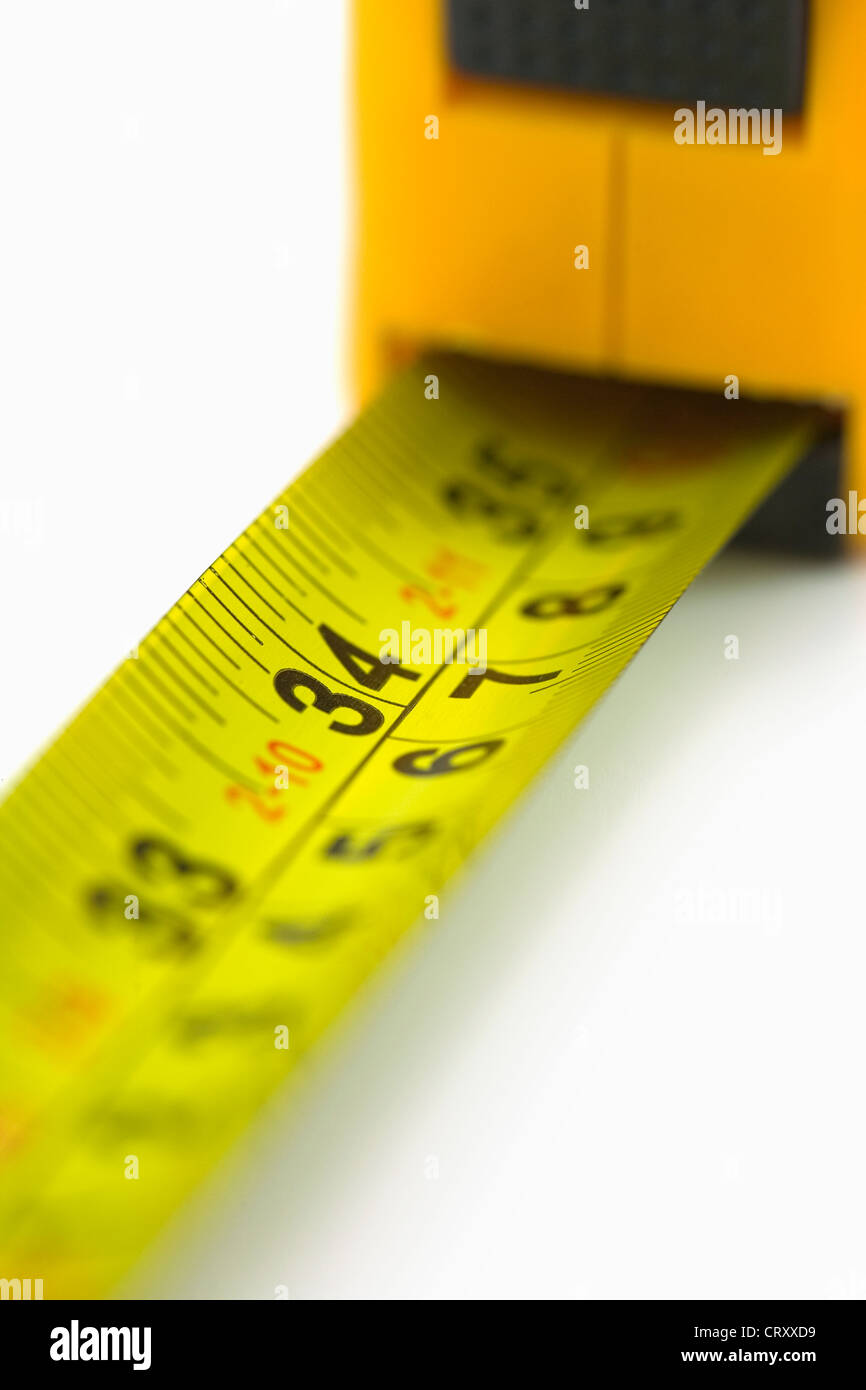 Self retracting tape measure hi-res stock photography and images - Alamy
