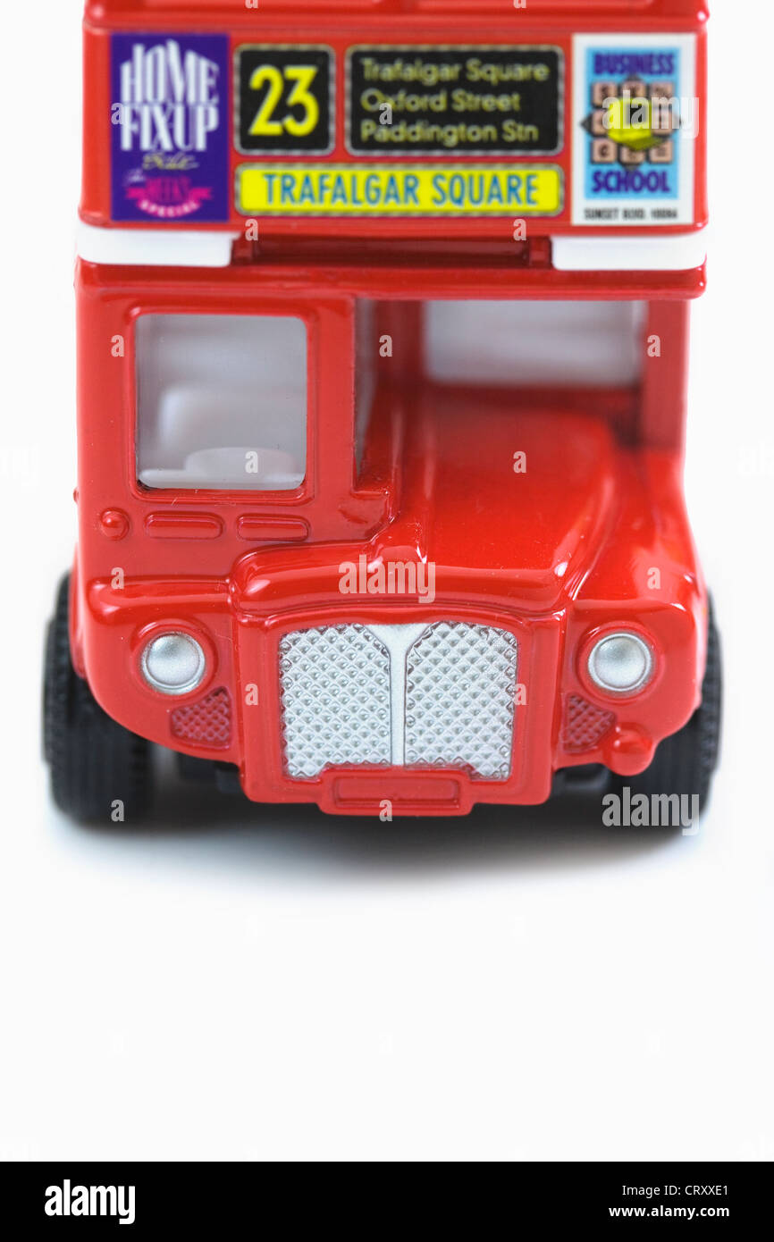 Die cast red bus hi-res stock photography and images - Alamy