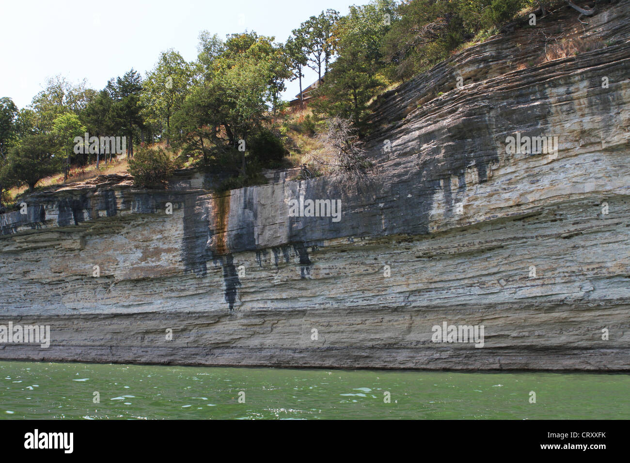 Bluffs at Beaver Lake in Arkansas Stock Photo - Alamy