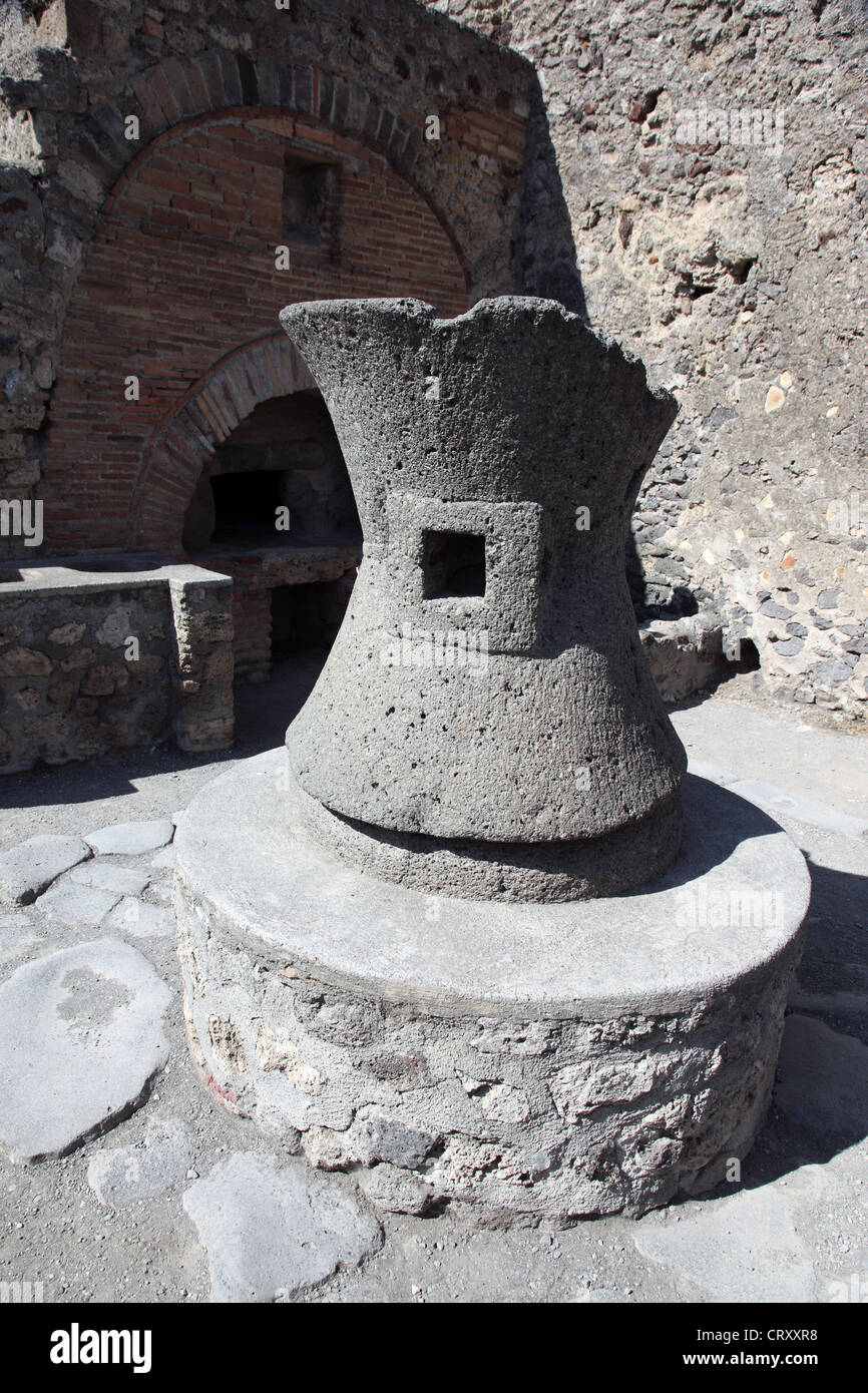 Bakers roman pompeii italy history europe tourism travel hi-res stock ...