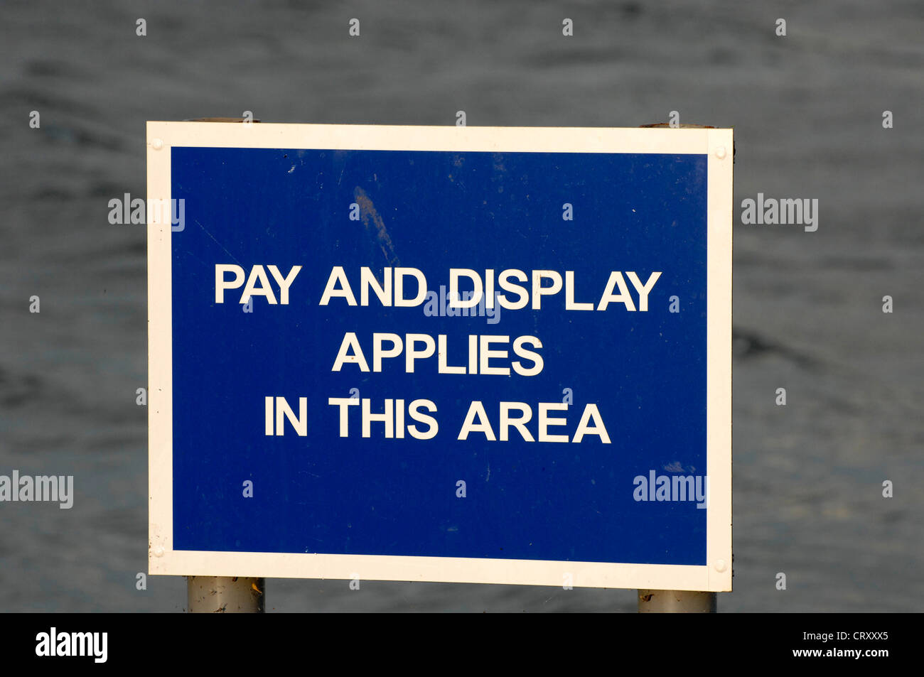 Pay and display sign Stock Photo - Alamy