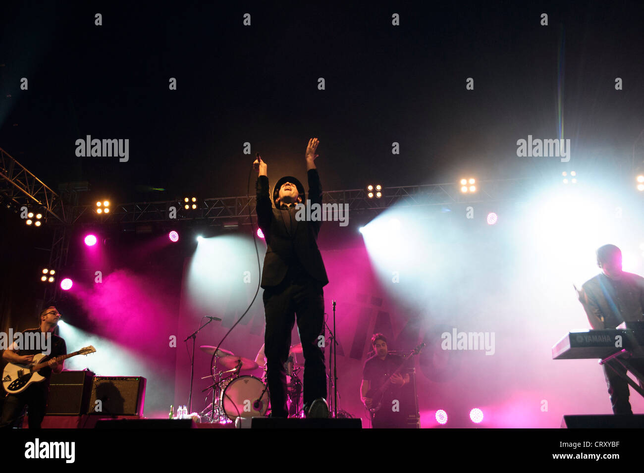 MAXIMO PARK plays Hop Farm Music Festival on 30/06/2012 at Hop Farm ...