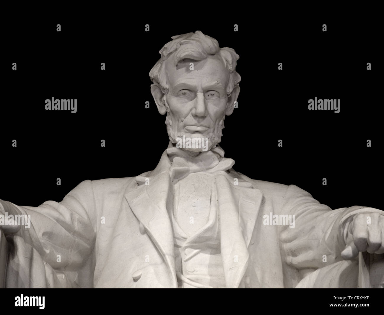 Close up abraham lincoln face hi-res stock photography and images - Alamy