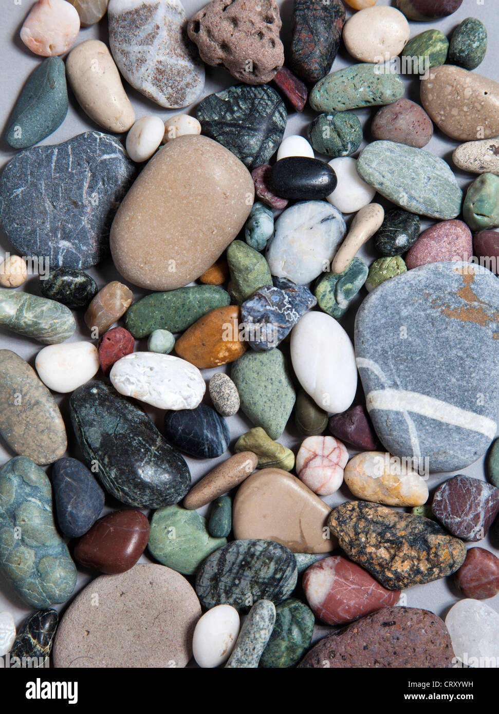 Mixed natural Stones Stock Photo - Alamy