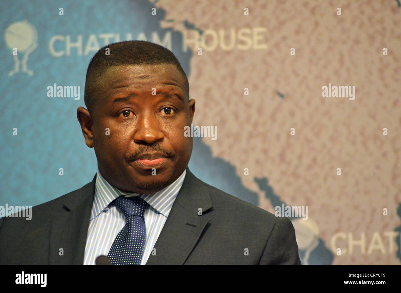 Julius Maada Bio, flagbearer of the SLPP party for Sierra Leone's 2012 ...