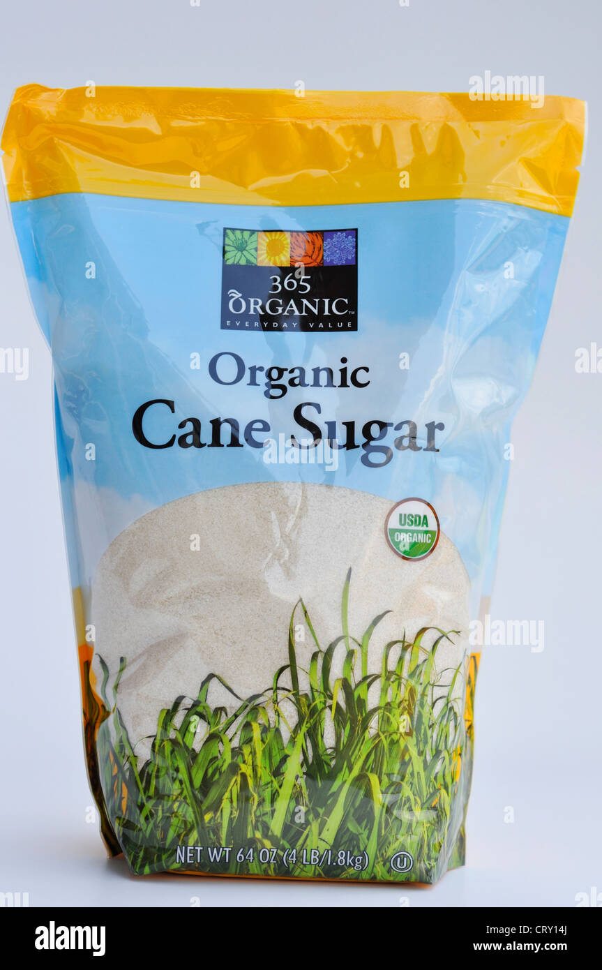Organic cane sugar Stock Photo - Alamy